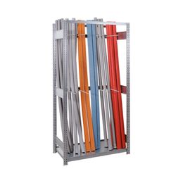 Regalwerk BERT-Langgutregal Grundfeld HxBxT 2000x1005x400 mm Stecksystem Stahlblech verzi. (B3-80210-40)