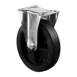 BS Rollen Bockrolle Elastikreifen schwarz &Oslash; 200 mm (L410.B60.200)