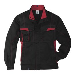 K&Uuml;BLER WORKWEAR K&uuml;bler IMAGE DRESS Jacke schwarz/mittelrot 54 ; K&uuml;bler Workwear (1345 3411-9955-54)