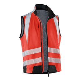 K&Uuml;BLER WORKWEAR K&uuml;bler PSA Reflectiq Weste 7207 warnrot/schwarz 3XL ; K&uuml;bler Workwear (72078341-5499-3XL)