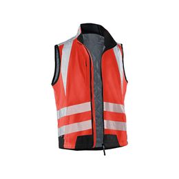 K&Uuml;BLER WORKWEAR K&uuml;bler PSA Reflectiq Weste 7207 warnrot/schwarz XL ; K&uuml;bler Workwear (72078341-5499-XL)