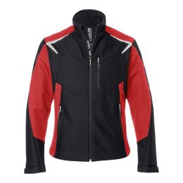 K&Uuml;BLER WORKWEAR K&uuml;bler Jacke Ultrashell BODYFORCE schwarz/mittelrot Form 1625 Gr&ouml;&szlig;e S ; K&uuml;bler Workwear (1625 5374-9955-S)