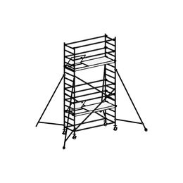 Hymer Fahrger&uuml;st mit Ausleger 2,95x0,80m, Reichh&ouml;he 5,40 m (837105)