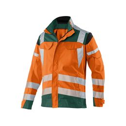 K&Uuml;BLER WORKWEAR K&uuml;bler PSA Reflectiq Jacke 1207 warnorange/moosgr&uuml;n 110 ; K&uuml;bler Workwear (12078340-3765-110)