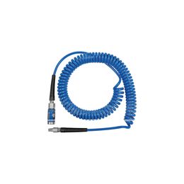 Riegler Spiralschlauch-Druckknopf-Sicherheitskuppl.-Set, PU, &Atilde;&cedil; 8x5, 7,5 m (SP8750PUDSK)