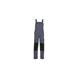Planam Latzhose Canvas 320 grau/schwarz 54 (2133054)