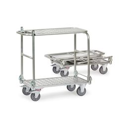 Fetra Klappwagen KW 15 Alu, Tragkraft 200kg, TPE-Reifen, 2 klappbare B&uuml;gel, klappbare Tischplattform (1181)