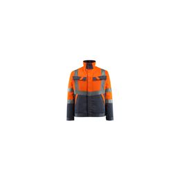 Mascot Forster Arbeitsjacke Gr&ouml;&szlig;e S, hi-vis orange/schwarzblau (15909-948-14010-S)