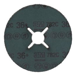 3M Fiberscheibe (CER) 782C, 125 mm Durchmesser, K&ouml;rnung: 80 (7100099095)