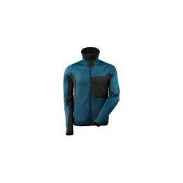 Mascot Fleecepullover mit Rei&szlig;verschluss Microfleecejacke Gr&ouml;&szlig;e XL, Dunkelpetroleum/ schwarz (17103-316-4409-XL)