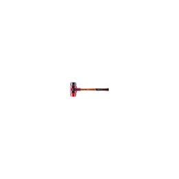 Halder Schonhammer SIMPLEX Kopf-D.50mm mittelhart/hart Gum. schwarz/Plastik rot (3026.050)