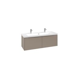 Villeroy & Boch V&B Waschtischunterschrank Subway 3.0 127,2x42,9x47,8cm, m LED/Gr monochr, Tau ; Villeroy & Boch (C601L2VM)