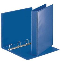 ESSELTE Pr&auml;sentationsringbuch A4, 4-D-Ring-Mechanik, Ringdurchmesser 30 mm, R&uuml;ckenbreite 51 mm, Polypropylen (PP), bis 300 Blatt, FSC-zertifiziert, blau