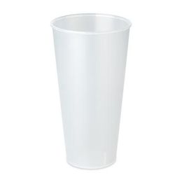 meet by Paperflow Mehrwegbecher MEET CUP, 500ml, Kunststoff (PP), transluzent, 24 St&uuml;ck