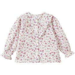Topomini Baby Musselin-Bluse mit Bl&uuml;mchen-Print