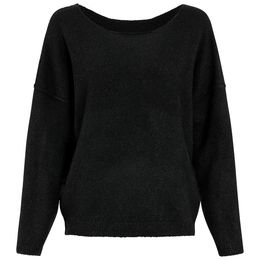 Gina Damen Strickpullover mit U-Boot-Ausschnitt