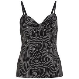 Gina Benotti Damen Shape-Tankinioberteil mit Wellenmuster
