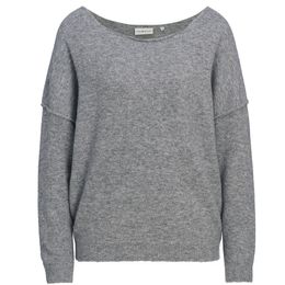 Gina Damen Strickpullover mit U-Boot-Ausschnitt