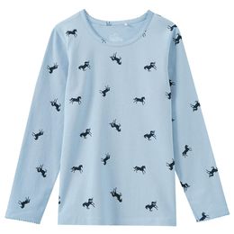 Topolino M&auml;dchen Langarmshirt mit Pferde-Prints