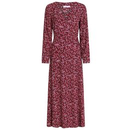 Gina Damen Maxi-Kleid mit floralem Allover-Print