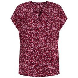 Gina Damen Bluse mit floralem Allover-Print