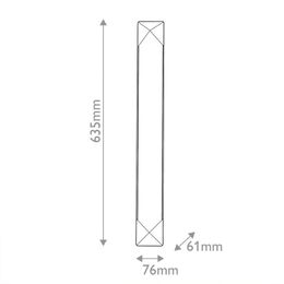 LED-Wandlampe CAESAR, altmessing, H&ouml;he 64 cm Metall/Alabster