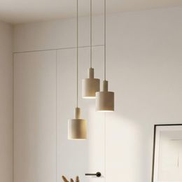 LINDBY H&auml;ngelampe Ovelia, beige, 3-flammig, Metall, E27