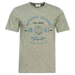 VanVaan Herren T-Shirt in Melange-Optik