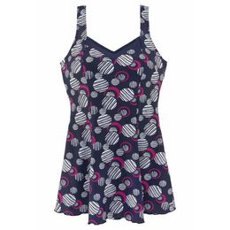 Lascana Badekleid 'Circulo' mehrfarbig Gr. 50 Cup C f&uuml;r Damen. Ohne B&uuml;gel