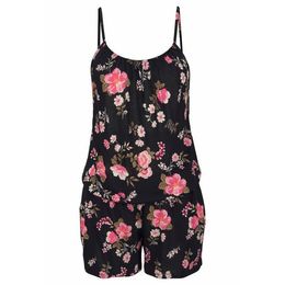 Lascana Overall mehrfarbig Gr. 34 f&uuml;r Damen. Mit Rundhals. Figurumspielend