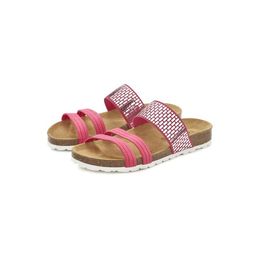 Lascana Pantolette 'Mule, Sandale, offener Schuh,' pink Gr. 42 f&uuml;r Damen