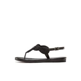 Lascana Zehentrenner 'Sommerschuh, offener Schuh,' schwarz Gr. 42 f&uuml;r Damen