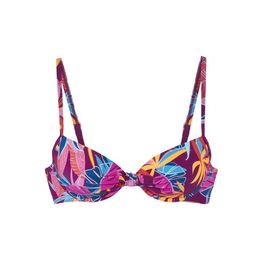 Buffalo B&uuml;gel-Bikini-Top 'Soleil' mehrfarbig Gr. 36 Cup B. Mit B&uuml;gel. Nachhaltig.
