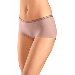 Lascana Panty pink Gr. 32/34 f&uuml;r Damen. Mit Logobund. K&ouml;rpernah. Nachhaltig.