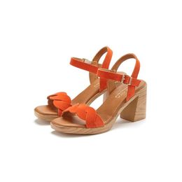 Lascana Riemchensandalette 'Sandale, Sandalette, Sommerschuh' orange Gr. 41 f&uuml;r Damen