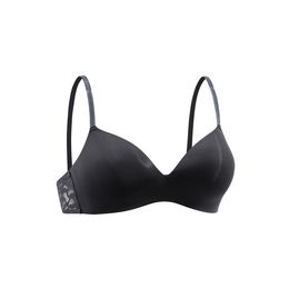 Lascana Bralette-BH ', BH ohne B&uuml;gel, T-Shirt-BH, b&uuml;gelloser BH, Schalen-BH' schwarz Gr. 75AA. Ohne B&uuml;gel