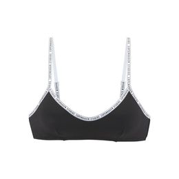 Copenhagen Studios Bustier-Bikini-Top 'Cody' schwarz Gr. 36 Cup C/D. Mit Logoschriftz&uuml;ge. Ohne B&uuml;gel Und Mit Seitlichen St&auml;bchen. Nachhaltig.