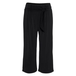 Lascana Culotte 'mit luftig-weitem Bein' schwarz Gr. 36 f&uuml;r Damen. Weit