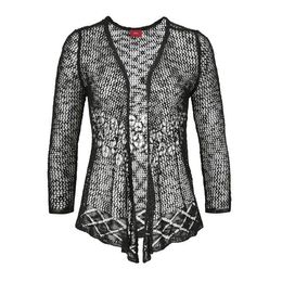 s.Oliver Strickjacke schwarz Gr. 36/38 f&uuml;r Damen. Figurumspielend