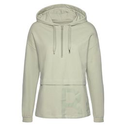 BENCH. LOUNGEWEAR Hoodie pistazie Gr. 32/34 f&uuml;r Damen. Nachhaltig.