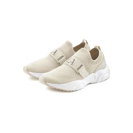 active by Lascana LASCANA ACTIVE Sneaker 'Slip-On-Sneaker,' beige Gr. 39 f&uuml;r Damen