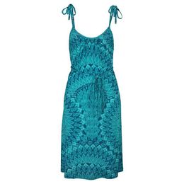 s.Oliver Strandkleid 'im Alloverdruck' mehrfarbig Gr. 34 f&uuml;r Damen. Rundhals und Allover-Druck. Figurbetont