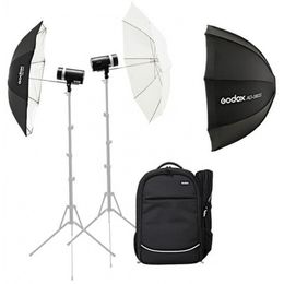 Godox AD300pro II Kit TTL WITSTRO Studio-Set mit with Akku & Rucksack