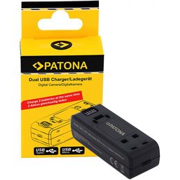Patona Dual USB Ladeger&auml;t f&uuml;r Insta360 ONE R 360 ONE RS INST100-04