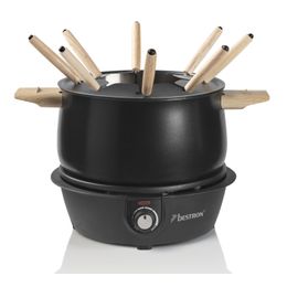 Bestron Fondueset BLACK & WOOD