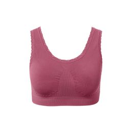 Tchibo - Seamless-Bustier - Damen - Gr. XL - dunkelrosa