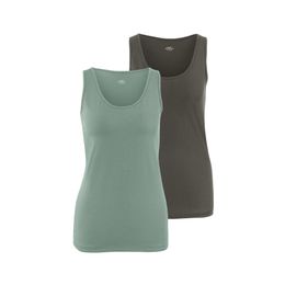 Tchibo - 2 Tops - Damen - Gr. XXL - olivgr&uuml;n