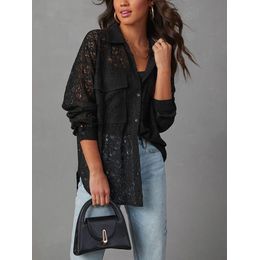 LA Angels Bluse in Schwarz - 68% | Gr&ouml;&szlig;e S | Damen-blusen