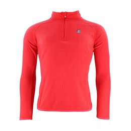 Peak Mountain Fleecepullover "Cafinor" in Rot - 65% | Gr&ouml;&szlig;e XXL | Herren-fleece