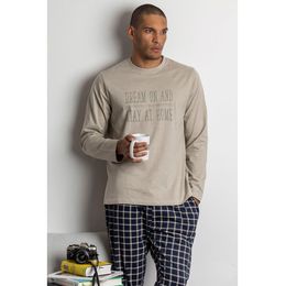 admas Pyjama in Beige - 59% | Gr&ouml;&szlig;e M | Herren-waesche